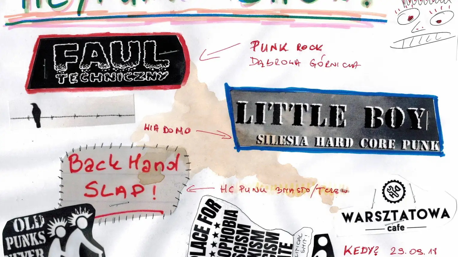 Koncert punk rockowy: Faul Techniczny, Little Boy, Backhand Slap